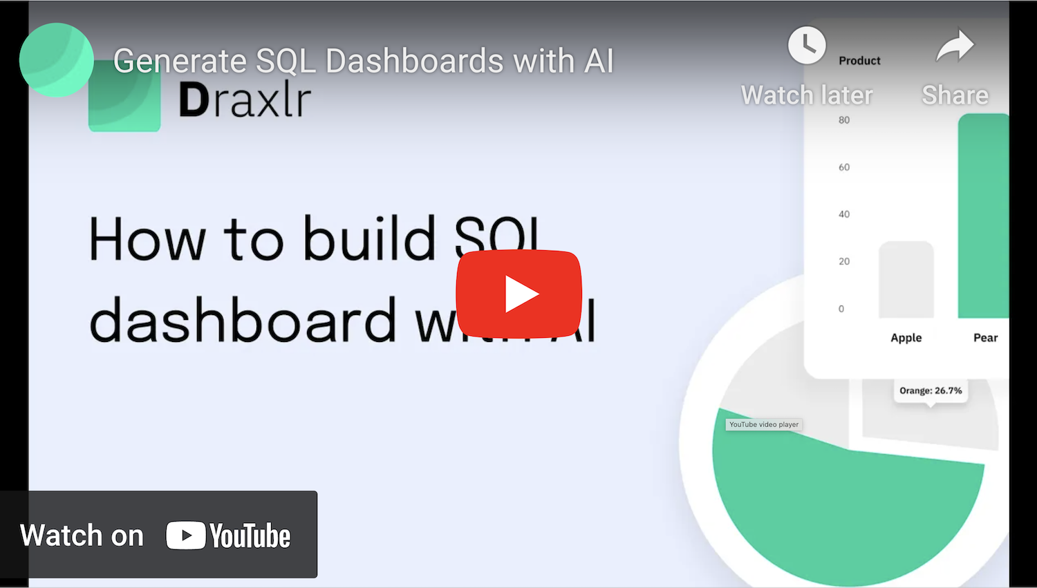 How To Build SQL Dashboards With AI